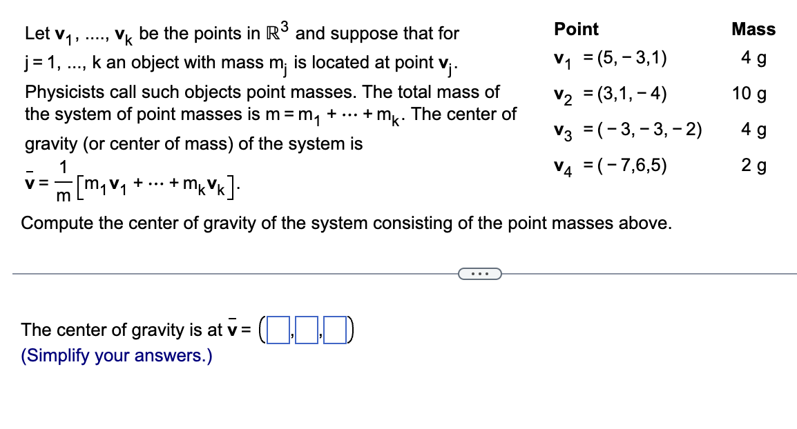 Solved Let v1,…,vk be the points in R3 and suppose that for | Chegg.com