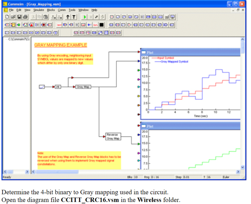 commsim [CCITT-CRC16.vsm] 802.11 CRC Example The CRC | Chegg.com