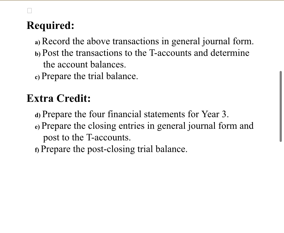Solved Journal Entry Workshop WorksheetsRequired: a) Record | Chegg.com