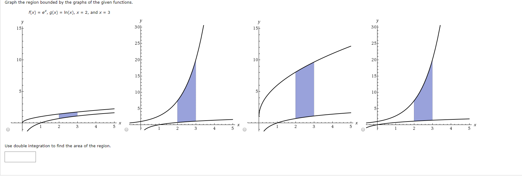 Solved Graph the region bounded by the graphs of the given | Chegg.com