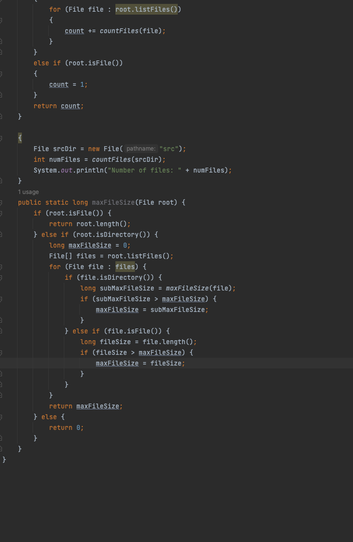 Solved In the MyFilelO class, write a recursive method | Chegg.com