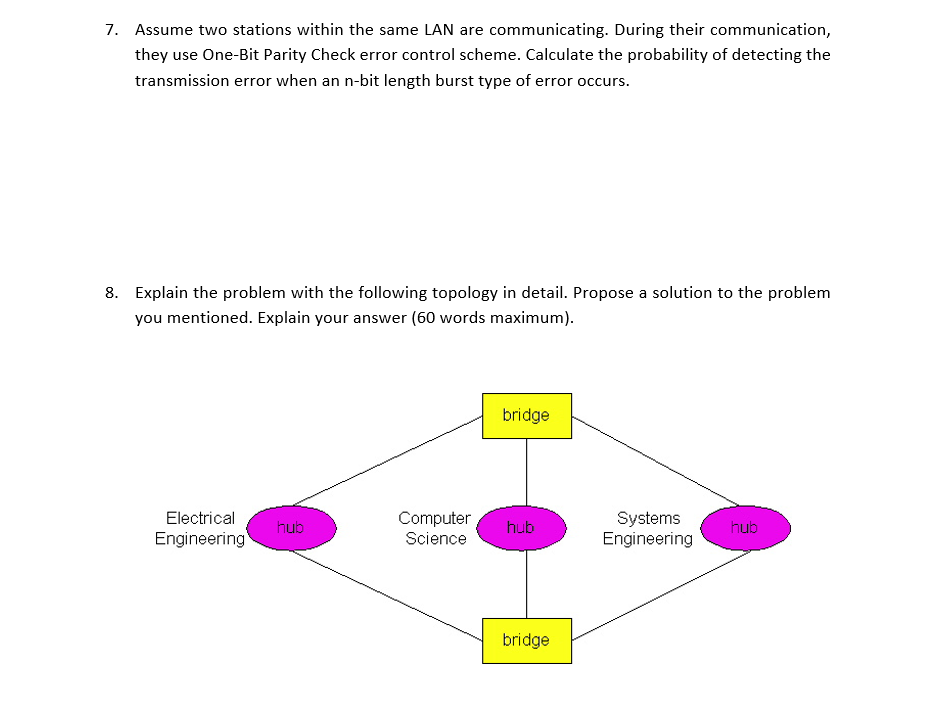Solved 7. Assume two stations within the same LAN are | Chegg.com