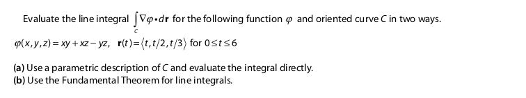 Solved Multivariable calculus 16.3 conservative vector | Chegg.com Solved Multivariable calculus 16.3 conservative vector | Chegg.com