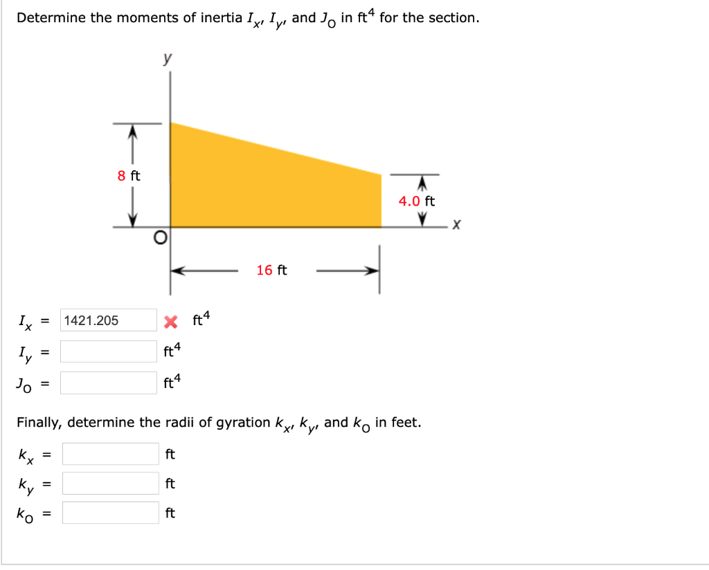 Solved Determine the moments of inertia Ix, Iy, and Join ft4 | Chegg.com