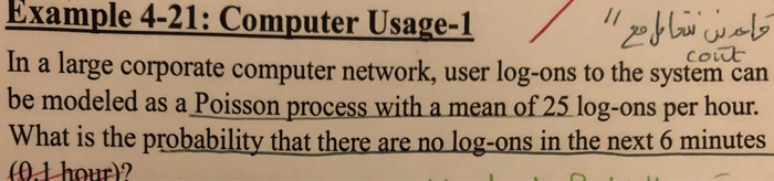 Solved Example 4-21: Computer Usage-1 cowt In a large | Chegg.com