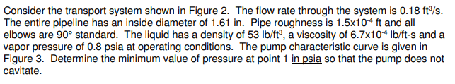 Solved Consider the transport system shown in Figure 2. The | Chegg.com
