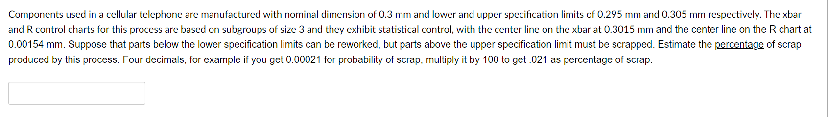 Solved Components used in a cellular telephone are | Chegg.com