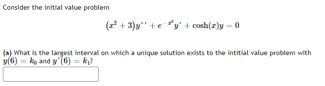 Solved Consider the initial value problem | Chegg.com