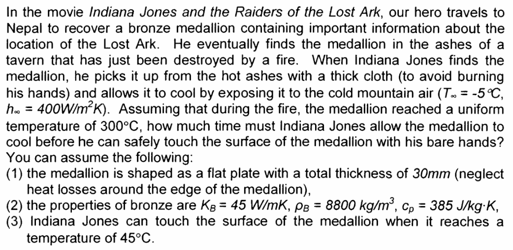 Solved Heat Transfer Question Show Equations Chegg