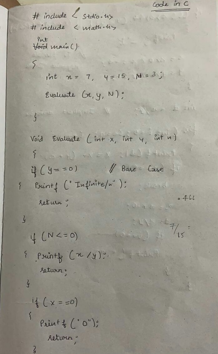 (Solved) - A simple C program for displaying the nth digit after a ...