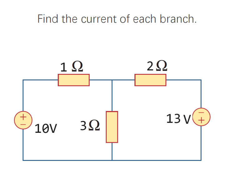 Solved Find the current of each branch. | Chegg.com