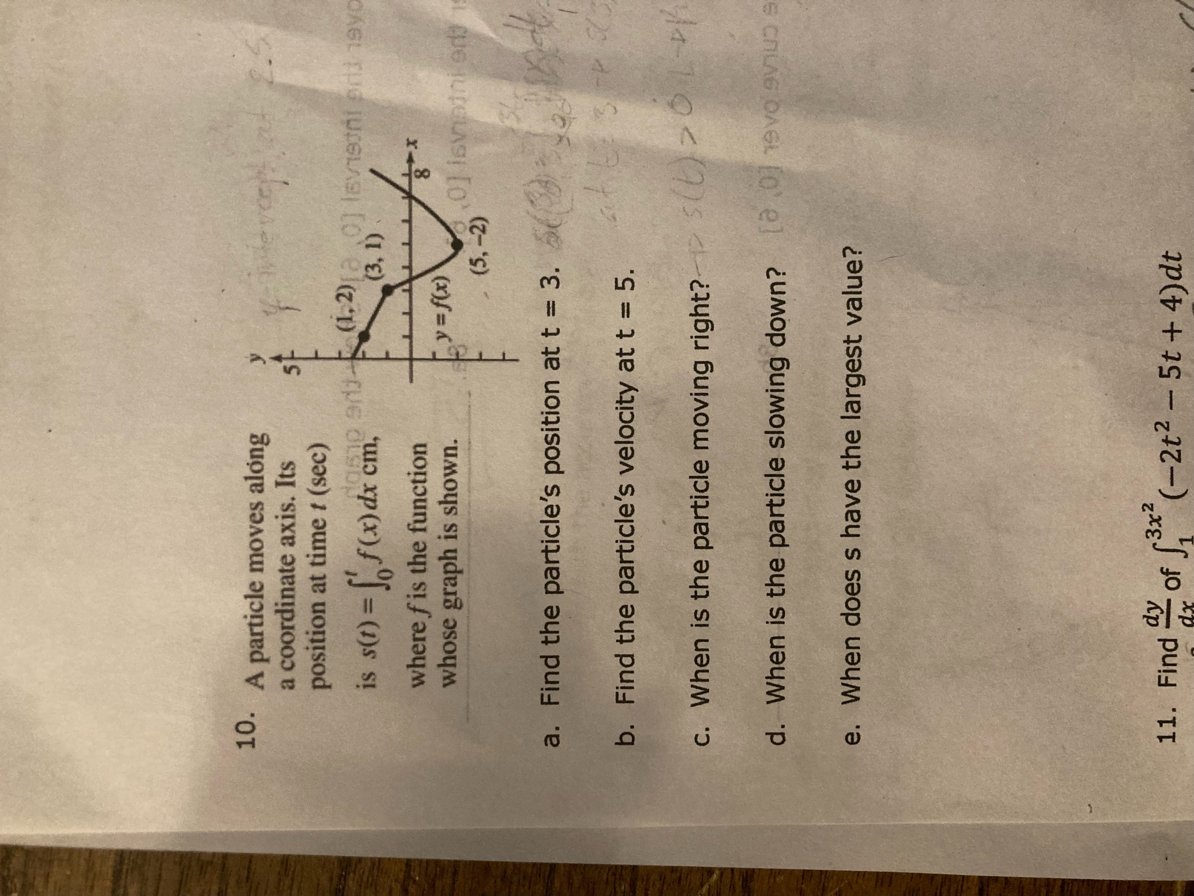 Solved A particle moves alonga coordinate axis. Itsposition | Chegg.com