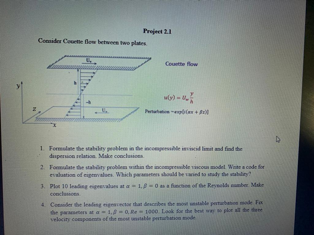 Solved 1. Formulate the stability problem in the | Chegg.com
