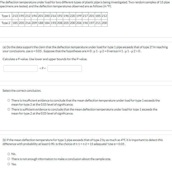 Solved Use minitab if possible. If it is, please show step | Chegg.com