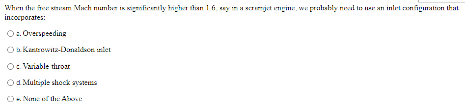 Solved Subsonic aircraft flies at Mo = 0.85. The critical | Chegg.com