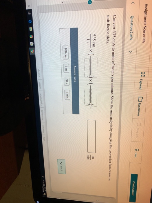 Solved Assignment Score: 096 Expand Resources Hint Question | Chegg.com