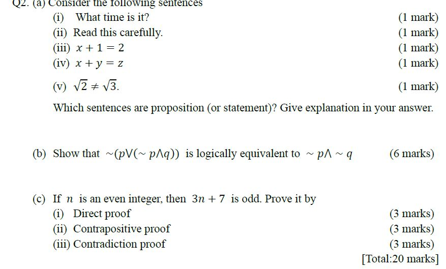 Solved (a) Consider the following sentences (i) What time is | Chegg.com