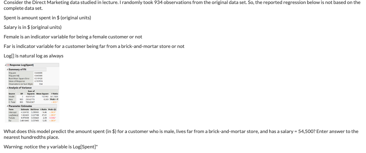Solved Consider the Direct Marketing data studied in | Chegg.com