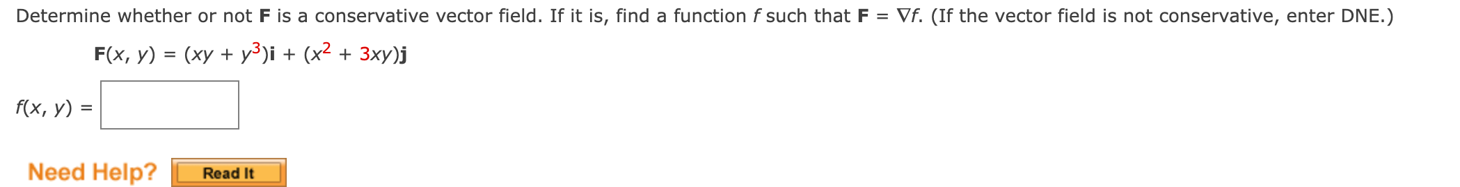 Solved Determine whether or not F is a conservative vector | Chegg.com