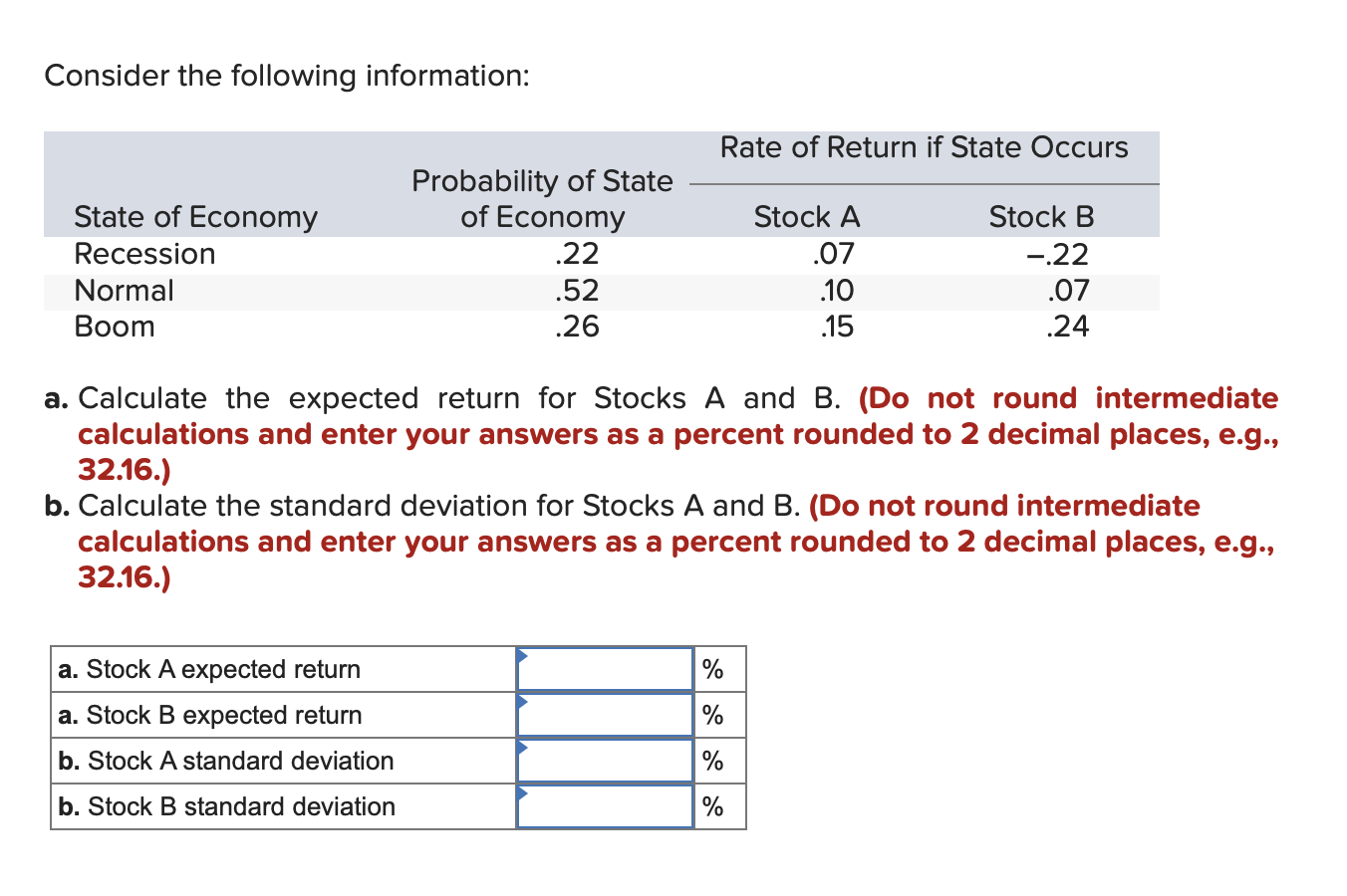 Solved Consider the following information: a. Calculate the | Chegg.com