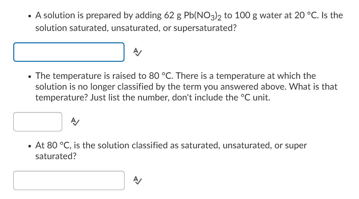 Solved - A solution is prepared by adding 62 g Pb(NO3)2 to | Chegg.com