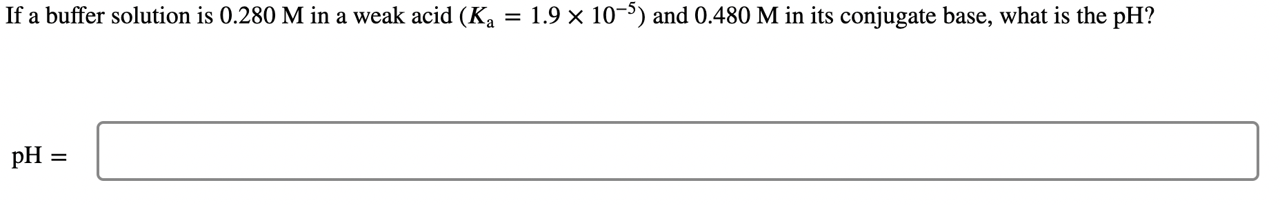 Solved If a buffer solution is 0.280M in a weak acid | Chegg.com
