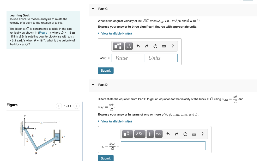 Solved Express your answer in terms of one or more of | Chegg.com