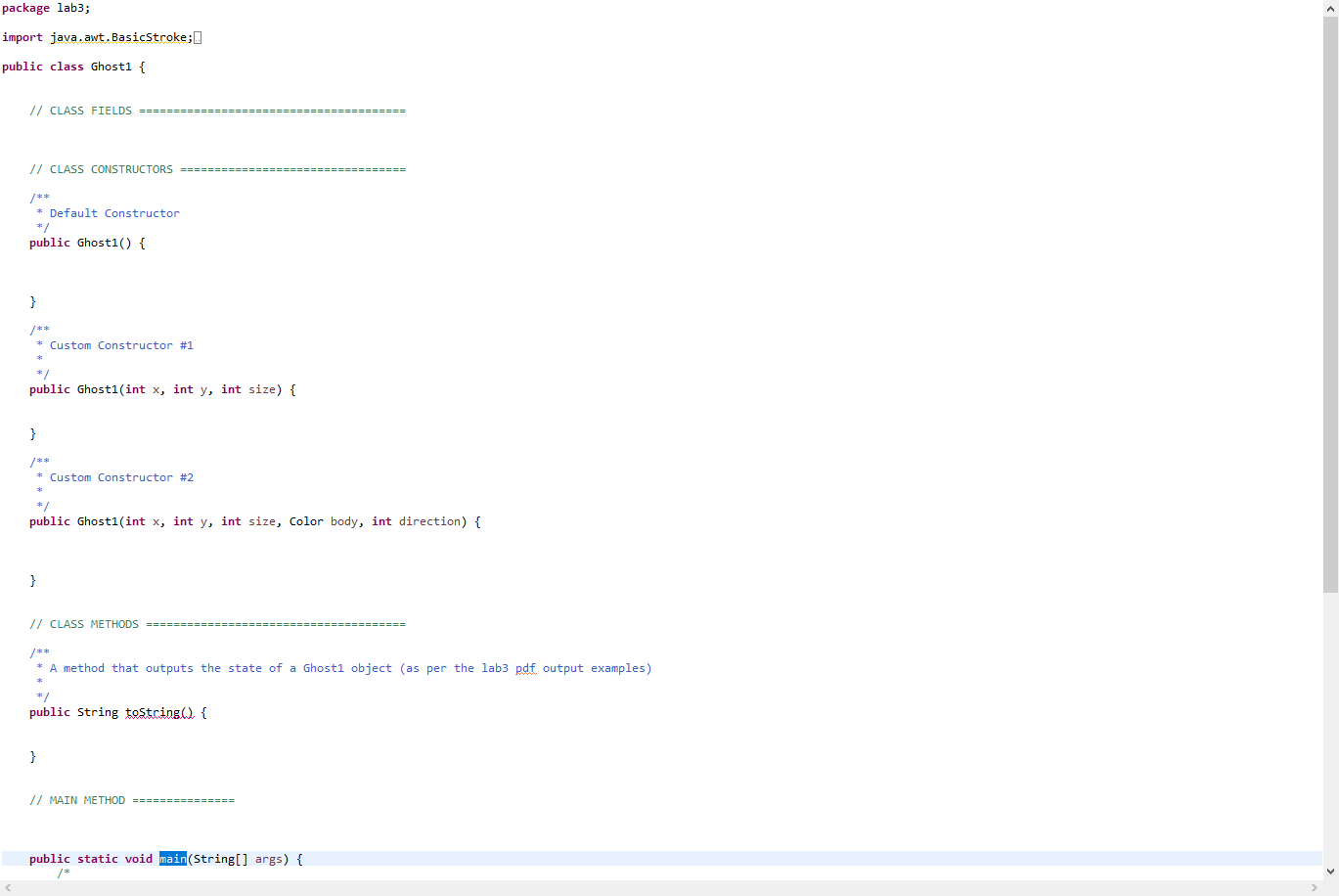 Solved Question 01 (working with constructors - | Chegg.com