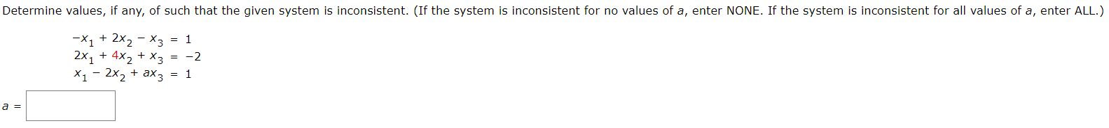 Solved Determine Values If Any Of Such That The Given