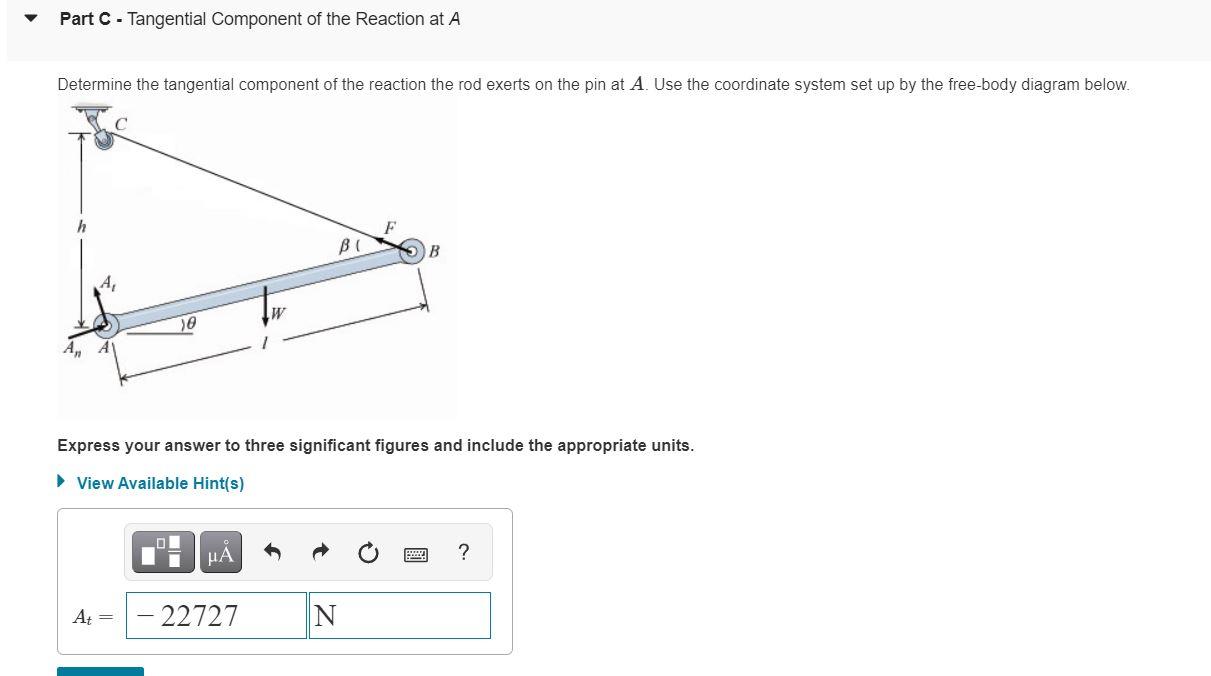 Solved Equations of Motion: Rotation about a Fixed Axis Part | Chegg.com