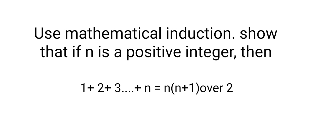 Solved Use mathematical induction. show that if n is a | Chegg.com
