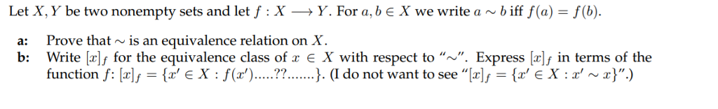 Solved Let X, Y be two nonempty sets and let f : X → Y. For | Chegg.com