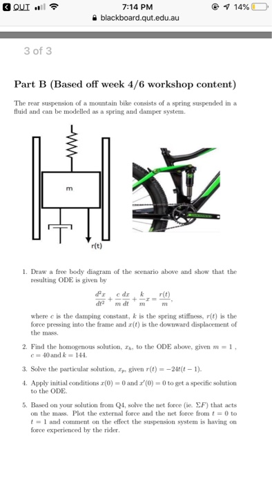 Solved soul .. 令 7:14 PM a blackboard.qut.edu.au @ 14%!i- 3 | Chegg.com