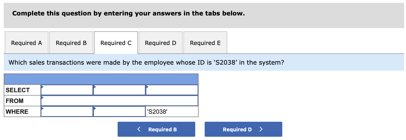 Solved Based on the three tables and the attributes below, | Chegg.com
