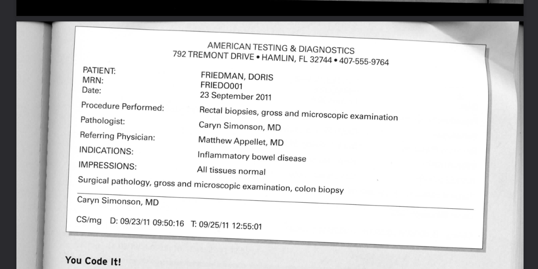 AMERICAN TESTING \& DIAGNOSTICS 792 TREMONT DRIVE ∙ | Chegg.com
