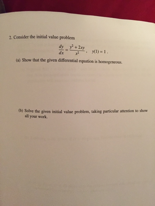 Solved Consider the initial value problem dy/dx = y^2 + | Chegg.com