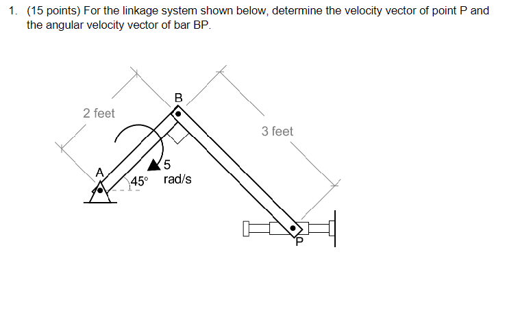 Solved (15 points) For the linkage system shown below, | Chegg.com Solved (15 points) For the linkage system shown below, | Chegg.com