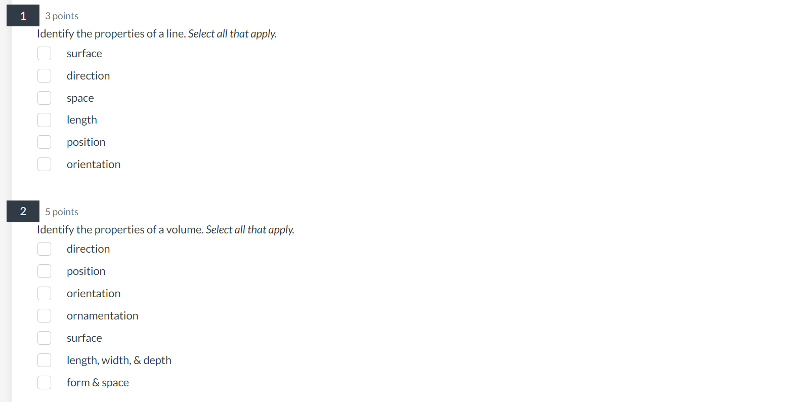 Solved A line is a critical element in the formation of | Chegg.com