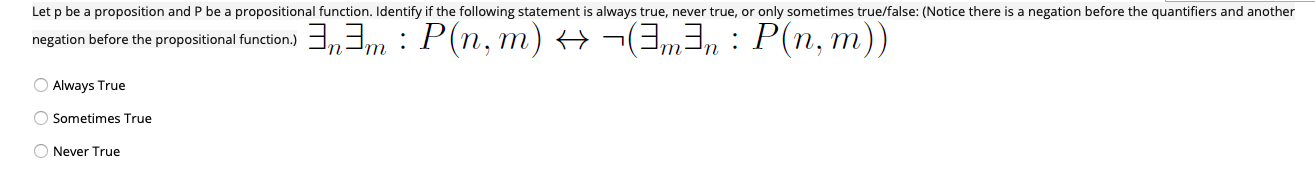 Solved Let p be a proposition and P be a propositional | Chegg.com
