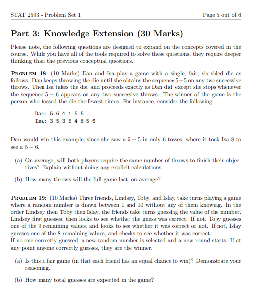 Solved Part 2: Conceptual Question (30 Marks) For the | Chegg.com