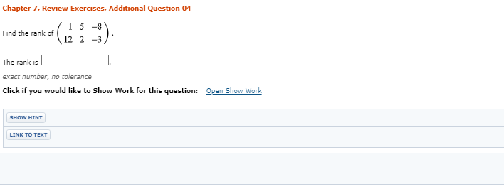 Solved Chapter 7, Review Exercises, Additional Question 04 I | Chegg.com