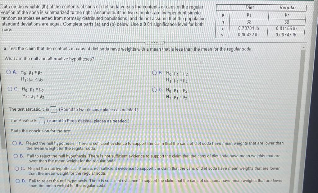 Solved b. Construct a confidence interval appropriate for | Chegg.com