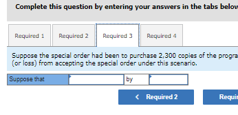 Solved Required information Skip to question [The | Chegg.com