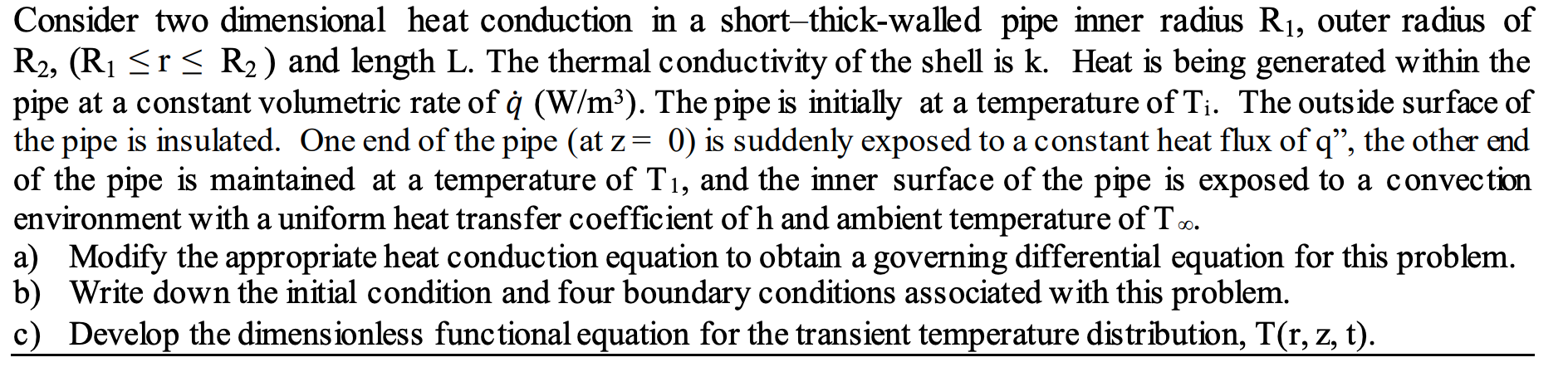 Solved و Consider two dimensional heat conduction in a | Chegg.com