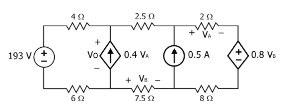 4. ﻿Resuelve el circuito usando análisis de | Chegg.com