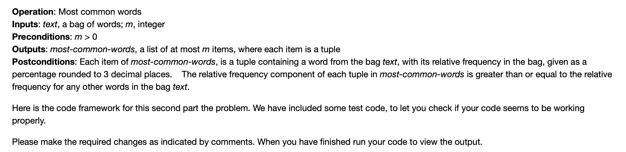 Question 1 A I The Main Adt To Use For Storing