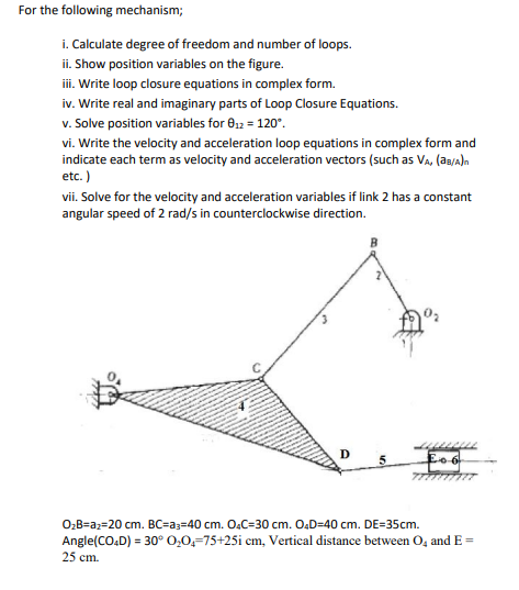 Solved For the following mechanism; i. Calculate degree of | Chegg.com