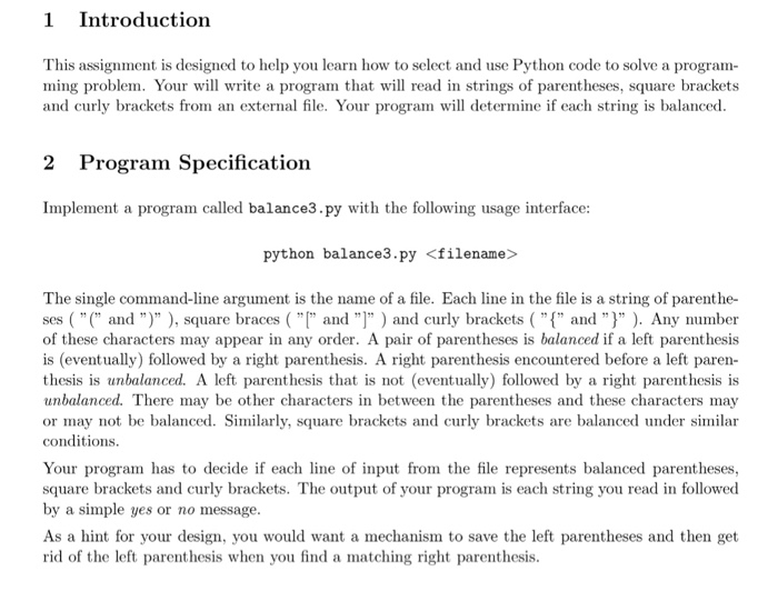 Solved 1 Introduction This assignment is designed to help | Chegg.com