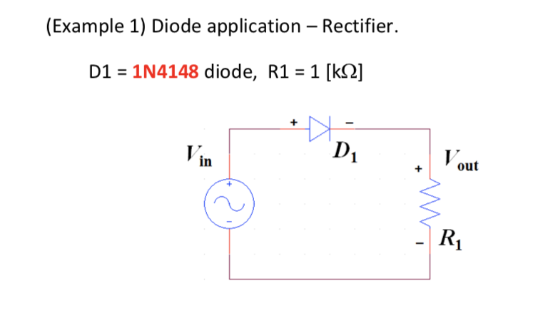 Solved In this lab, we will be analyzing diode application | Chegg.com