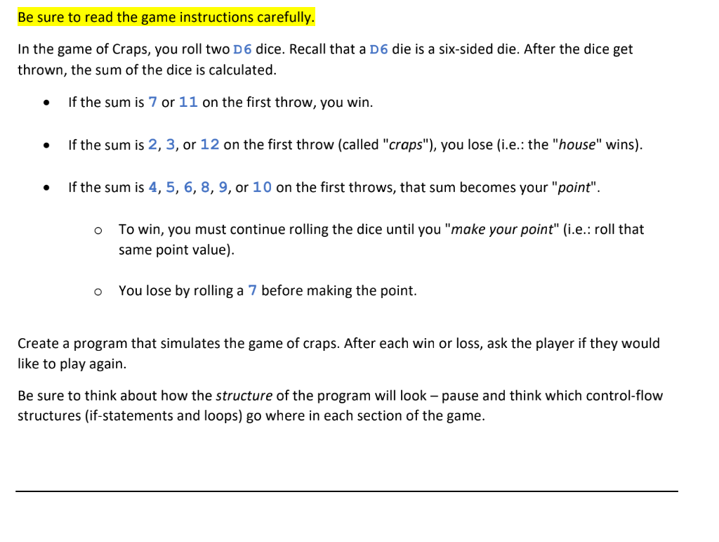 Solved Be sure to read the game instructions carefully. In | Chegg.com